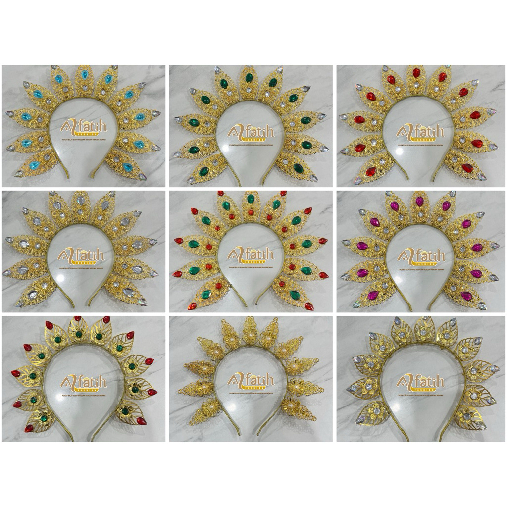 Jual AKSESORIS ADAT BUGIS MAKASSAR BANDO PENARI MAHKOTA KALUNG GELANG ...