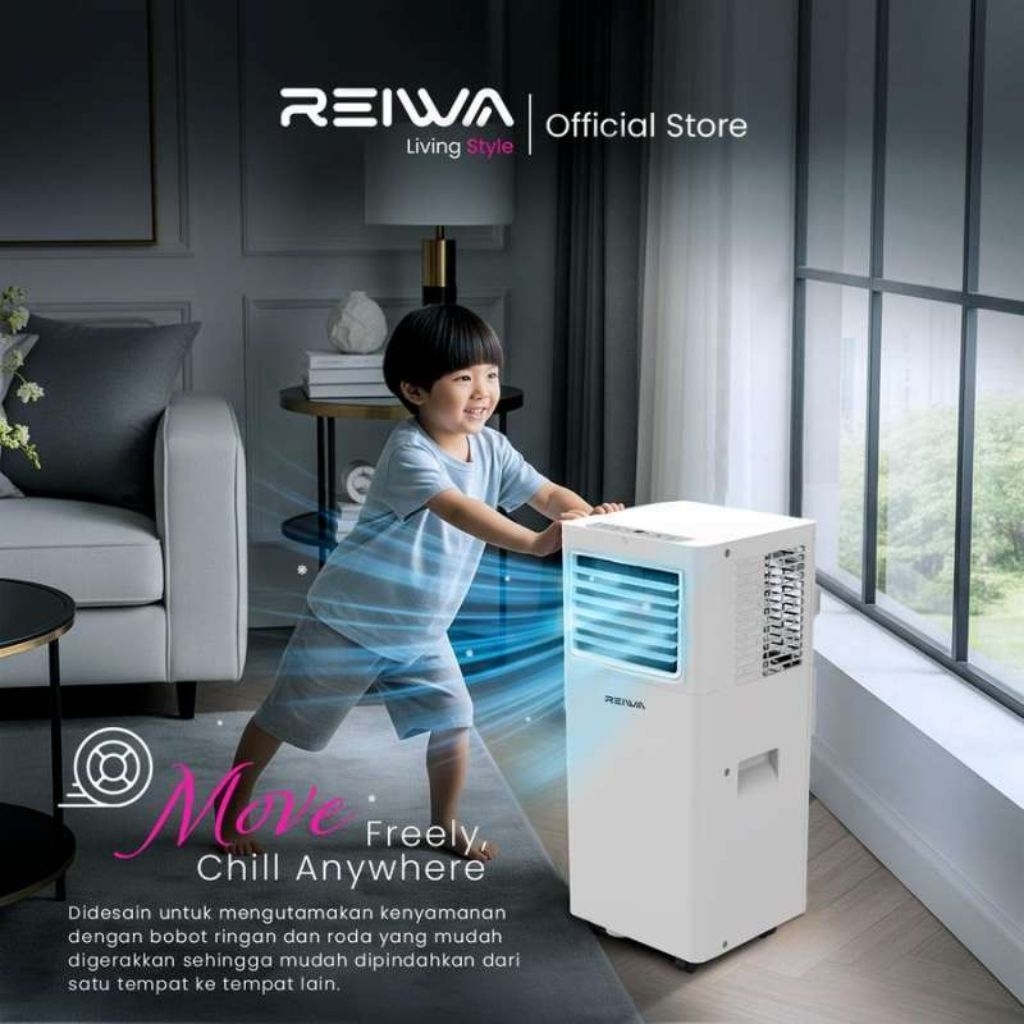 Jual AC PORTABLE REIWA CP 0901 CP0901 0901RB RB CP0901RB 1 PK ...