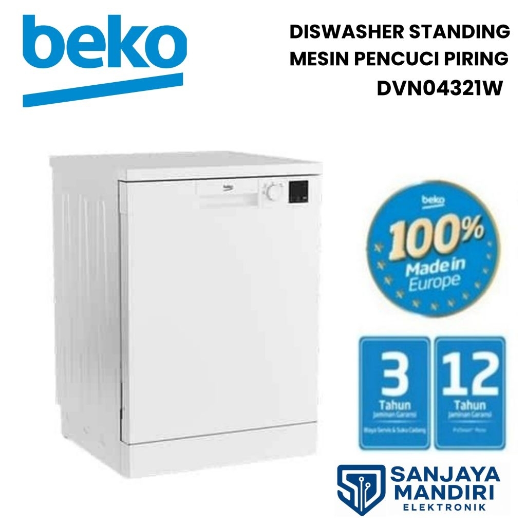 Jual BEKO DISWASHER DVN04321W Dishwasher Freestanding Mesin Pencuci ...