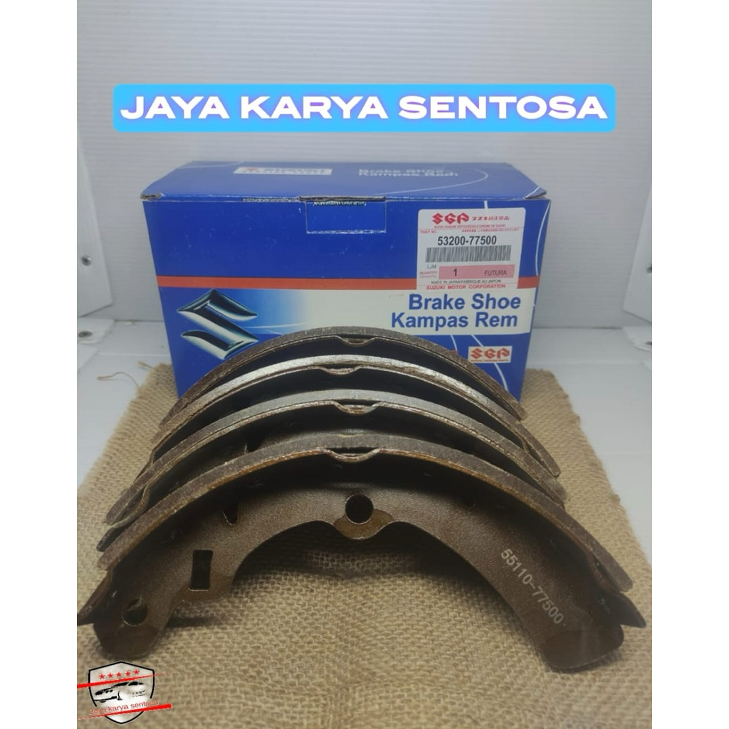 Jual Kampas rem belakang / brake shoe suzuki futura / t120ss 53200 ...