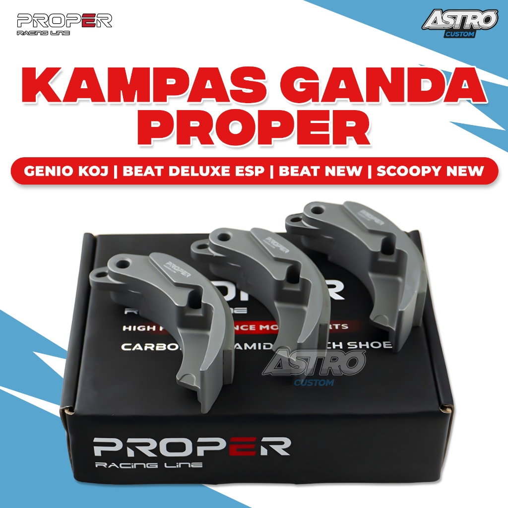 Jual Kampas Ganda Proper Genio Beat Street New Beat Deluxe Scoopy ...