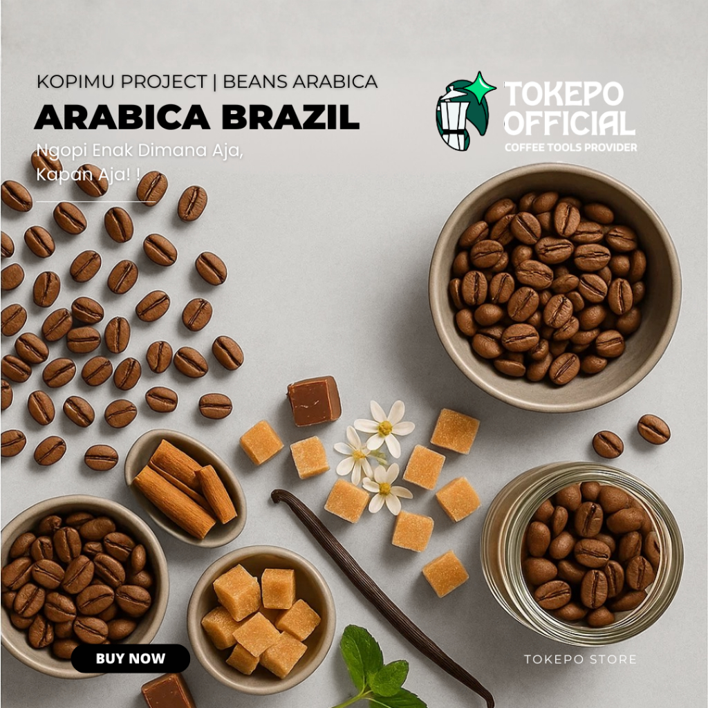 Jual Kopimu Project Brazilian Coffee Beans Biji Kopi 100% Arabica ...