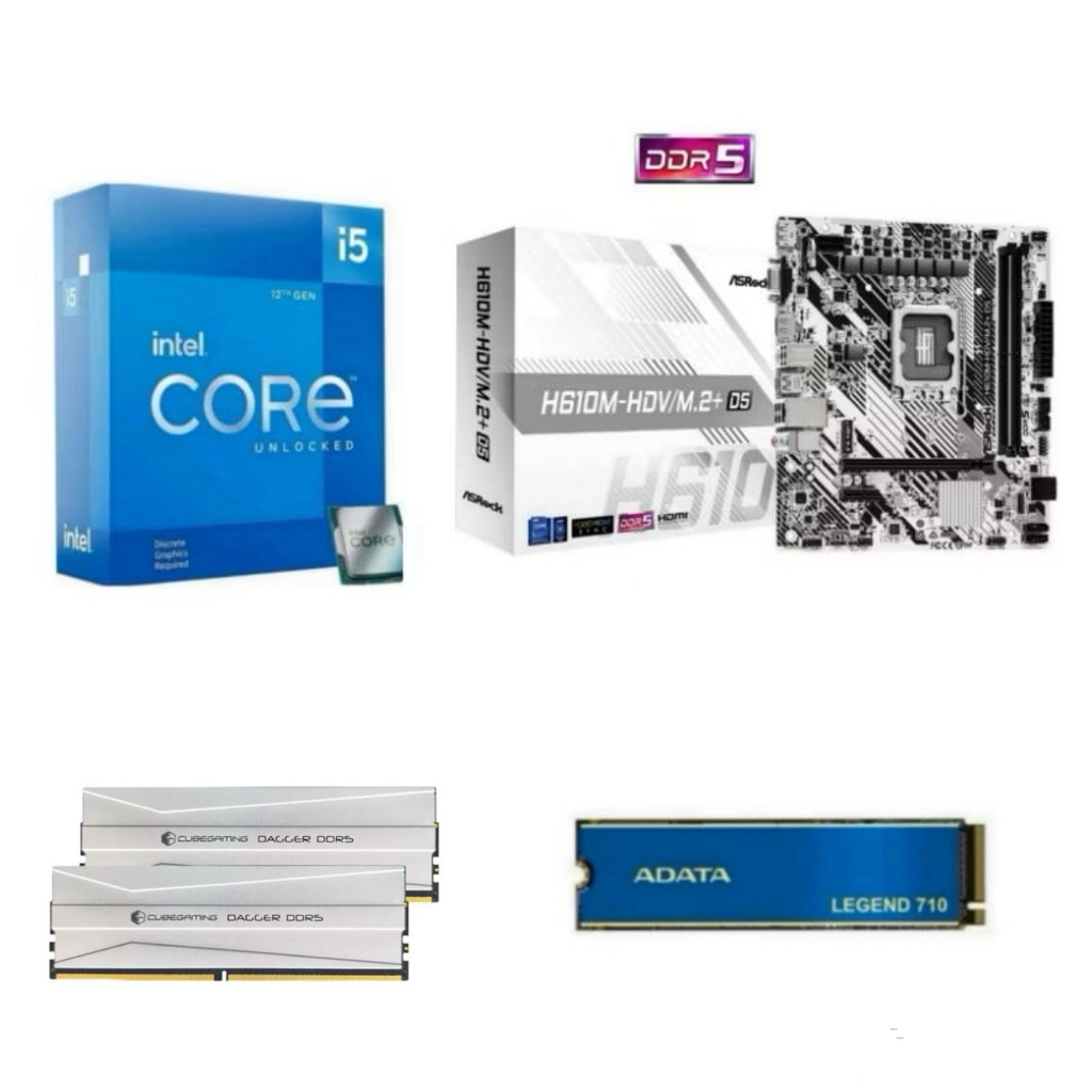 Jual Paket Processor Intel Core i5 12400 / i5 12400F Box Gen 12 LGA ...