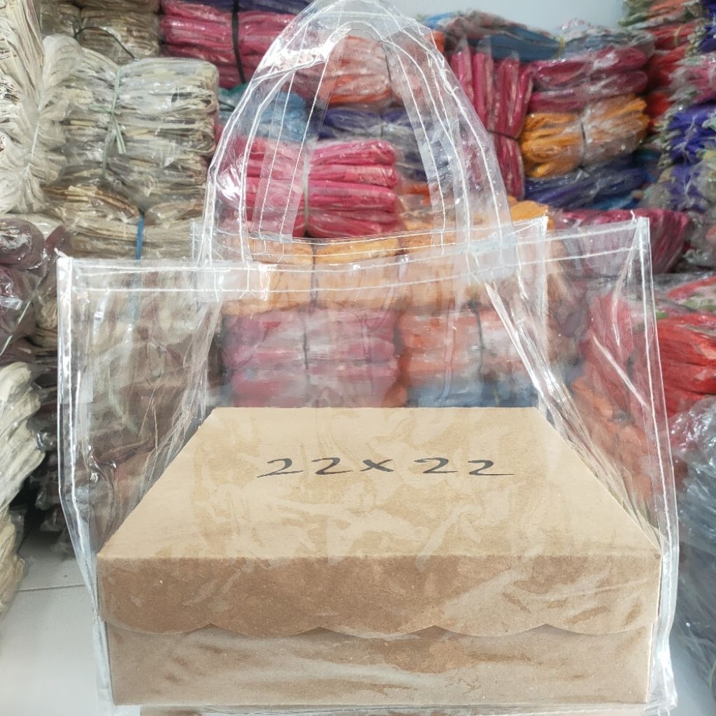 Jual Tas Full Mika TEBAL ORIGINAL 0,15mm Uk.22x22cm tinggi 20cm (PxLxT ...