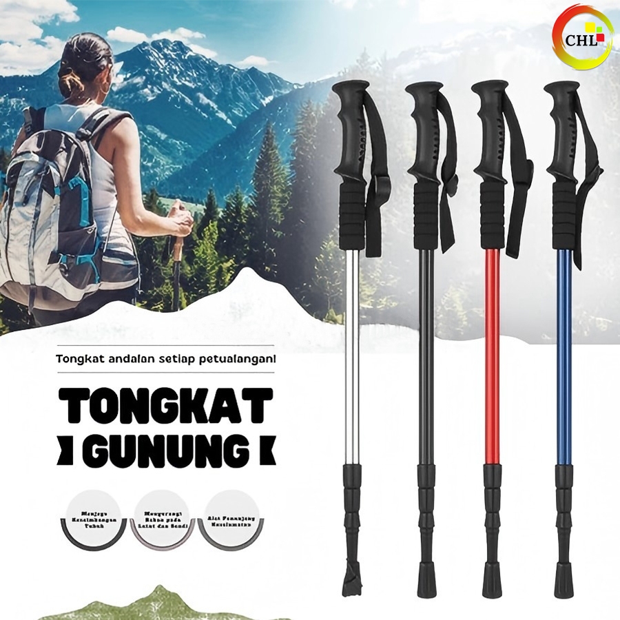 Jual Tongkat Mendaki Awet Kuat, Banyak Model Pilihan, Cocok untuk ...