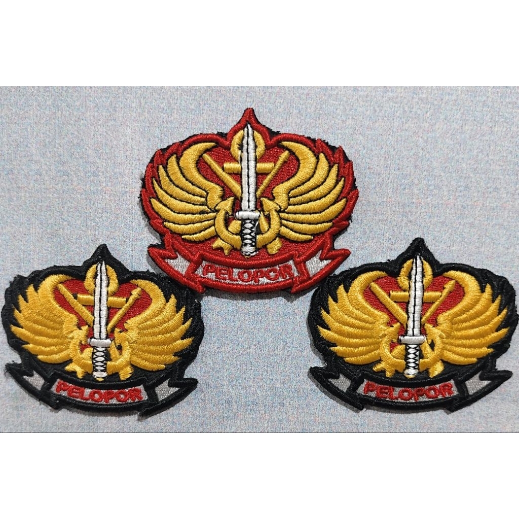 Jual wing pelopor brimob bordir timbul 3d untuk atribut | Shopee Indonesia