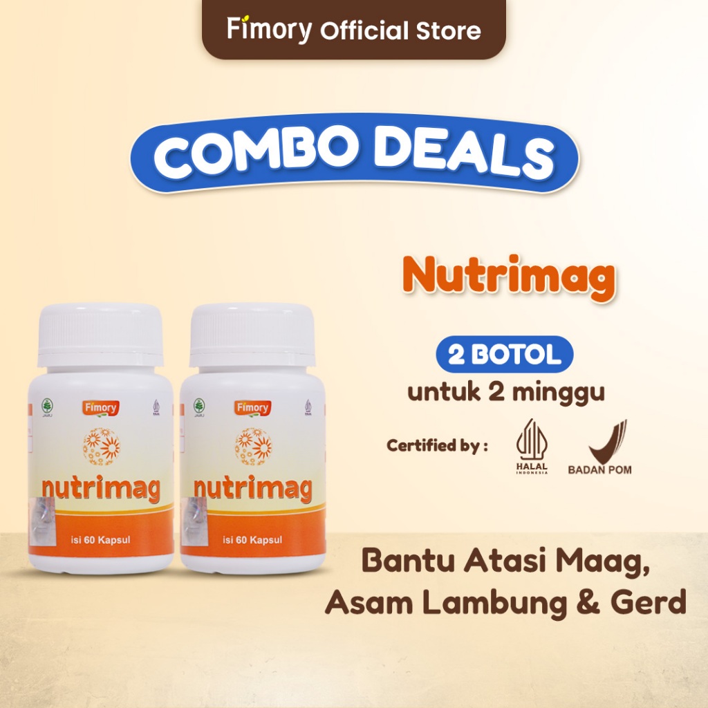 Jual PAKET 2 Nutrimag - Kapsul Herbal Bantuk Redakan Permasalahan Pada ...