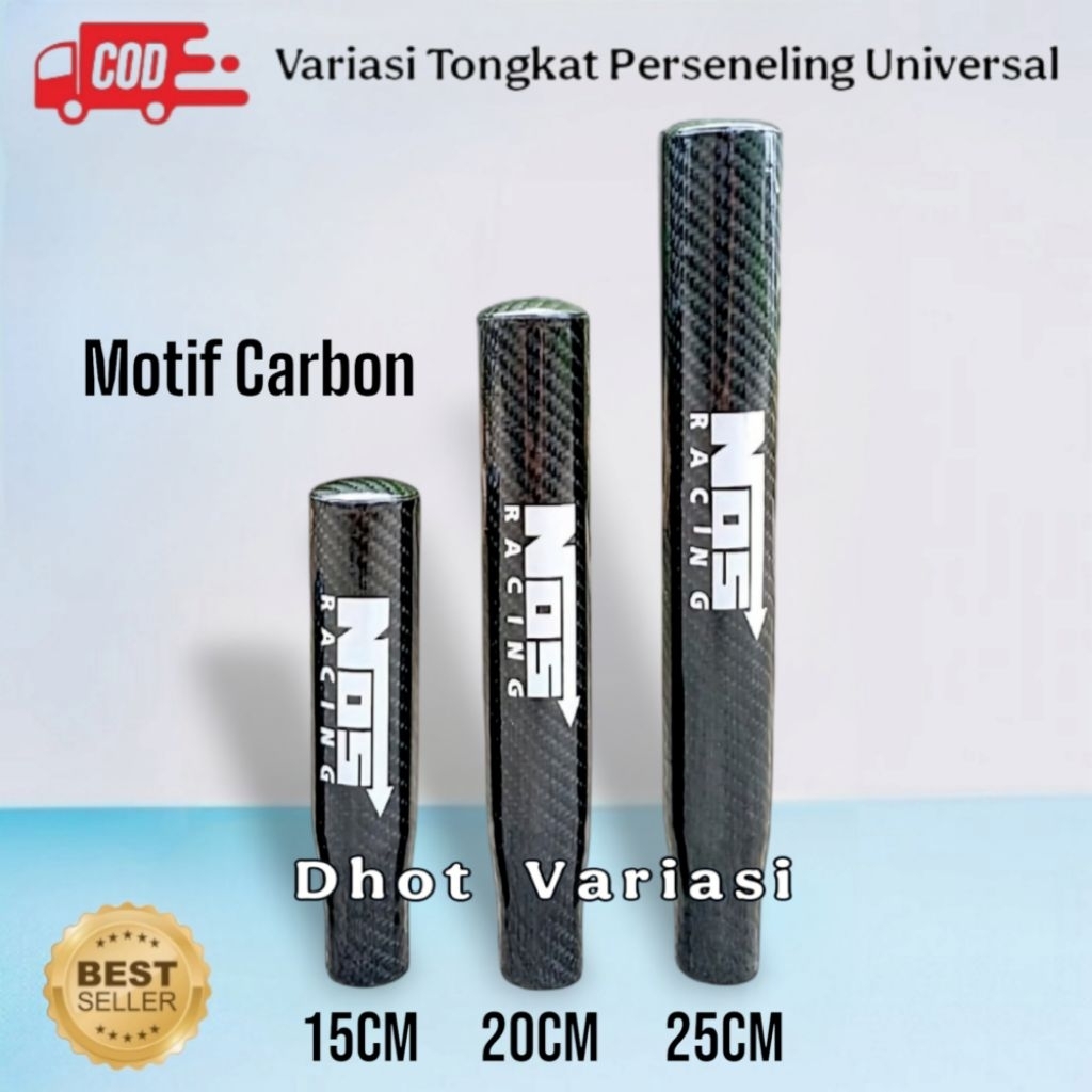 Jual Tongkat perseneling mobil atau truk universal finishing carbon ...