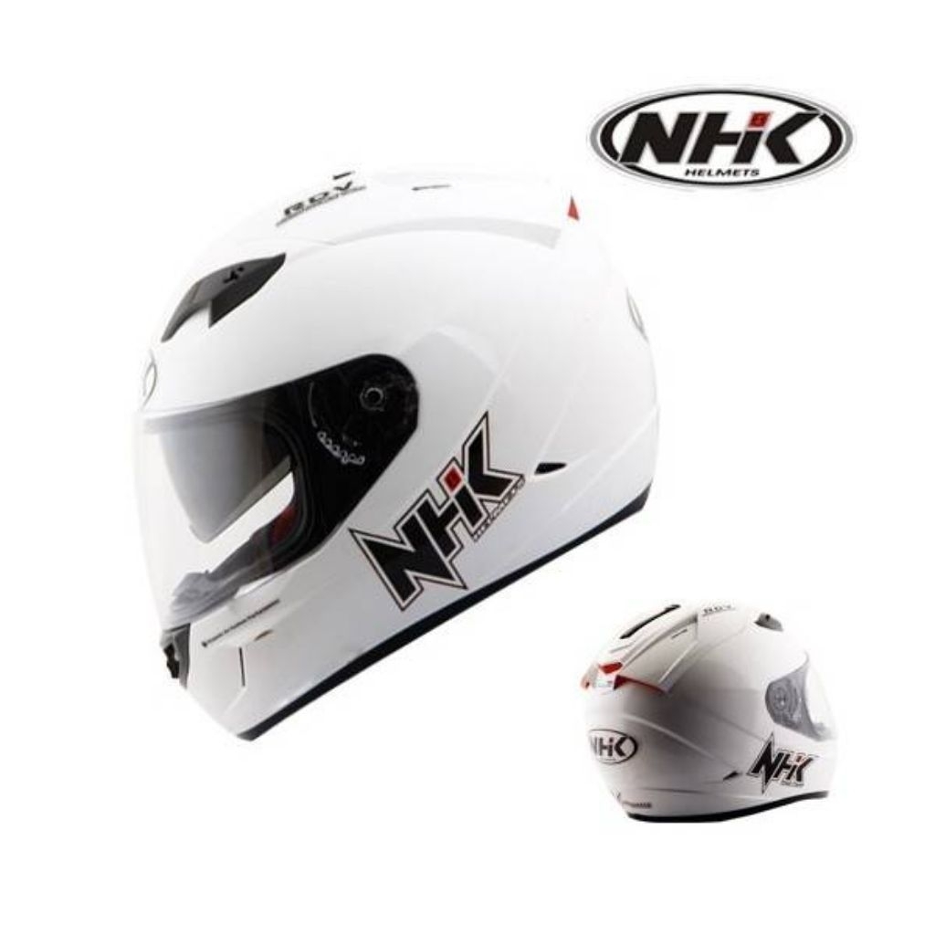Jual Helm NHK original Helm NHK full Face 1000 white Helm NHK full Face ...