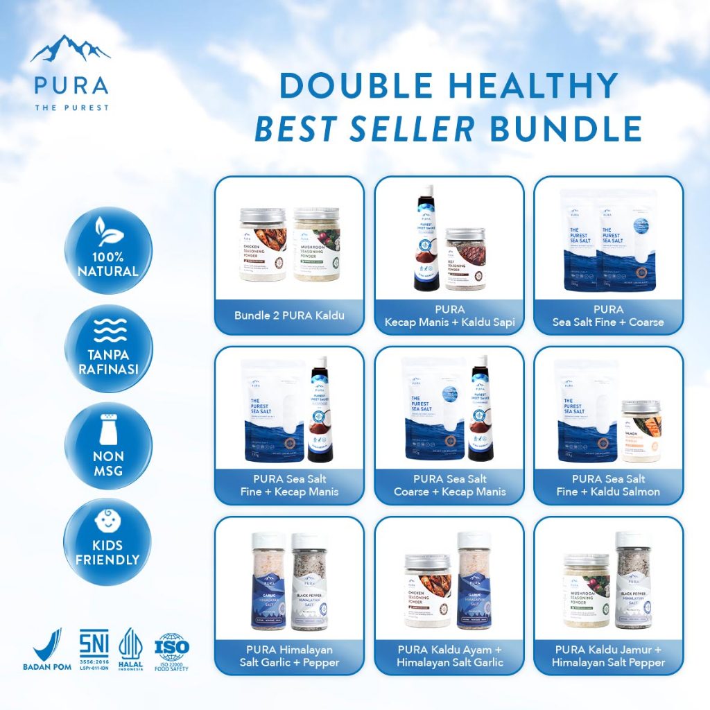 Jual Pura Double Healthy Best Seller Bundle! [2PCS] Kaldu Asli NON MSG ...