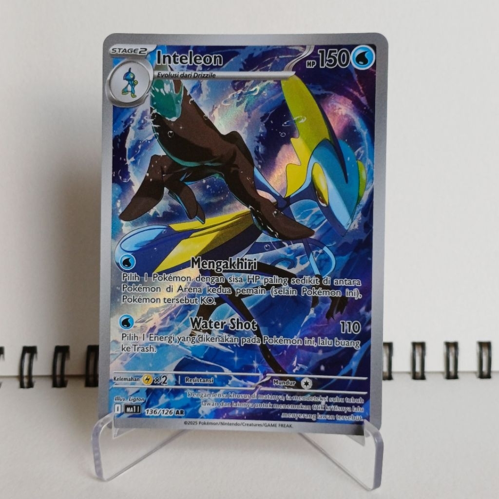Jual Inteleon - Kartu Pokemon TCG Indonesia - Mega Evolusi MA1 | 136/ ...