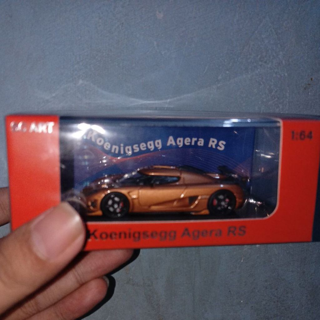 Jual sc art koenigsegg agera rs gold | Shopee Indonesia