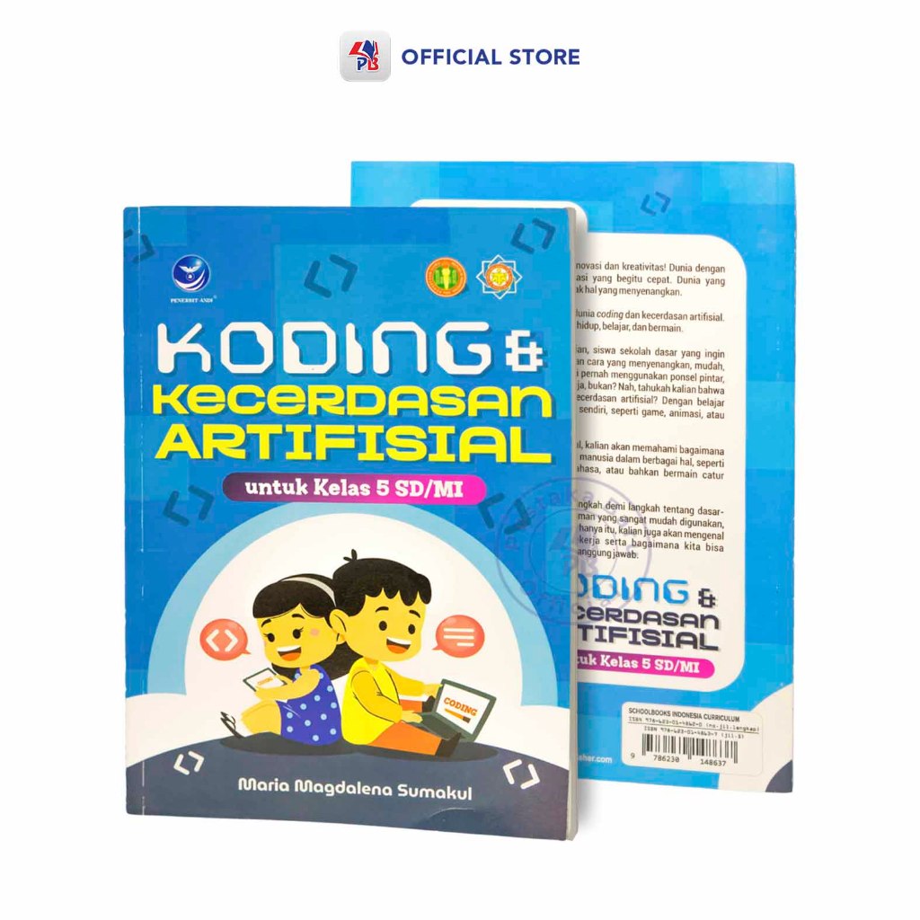 Jual Buku Koding SD / Koding dan Kecerdasan Artifisial Untuk Kelas 5 SD ...