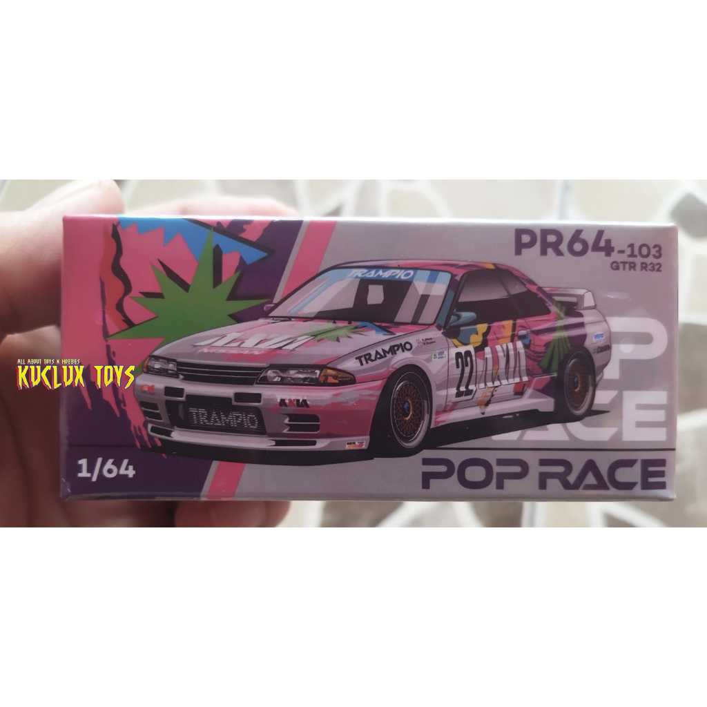 Jual Pop Race 1/64 PR640103 Nissan Skyline GT-R R32 #22 Axia Group A ...