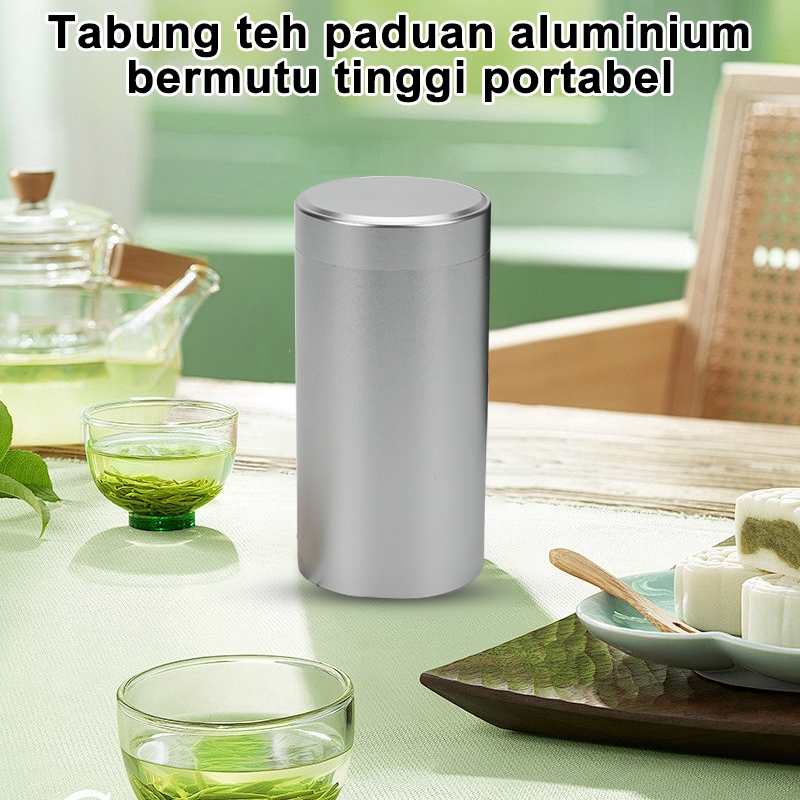 Jual Penyimpanan Teh Kopi Aluminium Anti Karat | Wadah Teh Kering ...