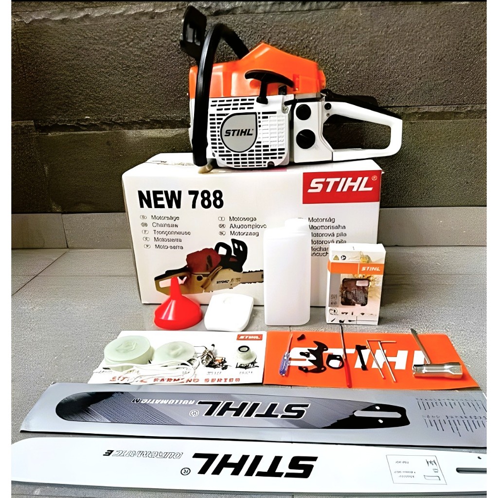 Jual Mesin Chainsaw STIHL NEW 788 ORIGINAL KOMPLIT Dengan Bar Laser 22 ...