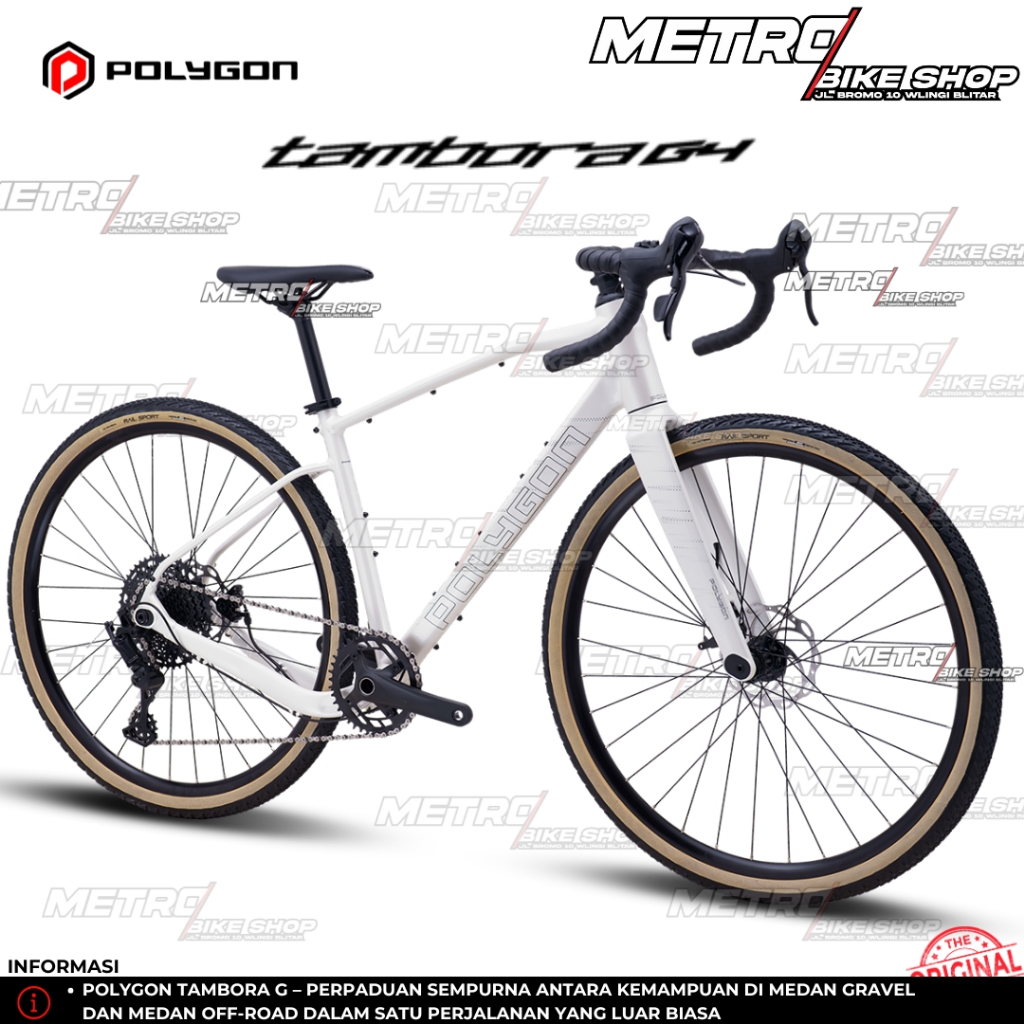 Jual Polygon Tambora G4 Gravel Bike Sepeda Gravel Tambora G4 size S ...