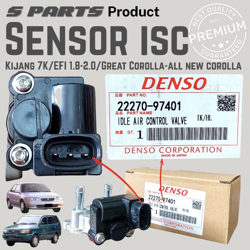 Jual Sensor ISC Idle Speed Control Actuator Kijang Kapsul 7K EFI 1.8-2. ...