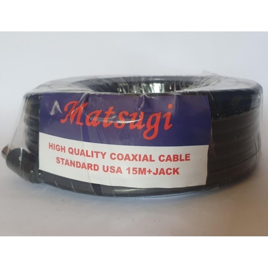 Jual Kabel Anten Rol 20M Full + Jack Anten Kabel Antena Tv 15M 15 Meter ...