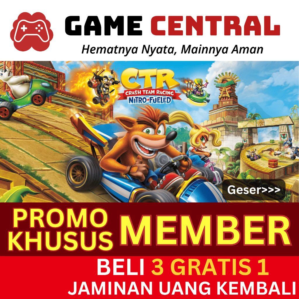 Jual Crash Team Racing | CTR Nintendo Switch | Shopee Indonesia