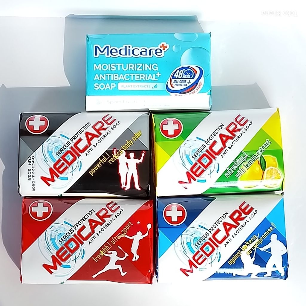 Jual Medicare Sabun Mandi Batang 80gr | Antibacterial Soap 80gr ...