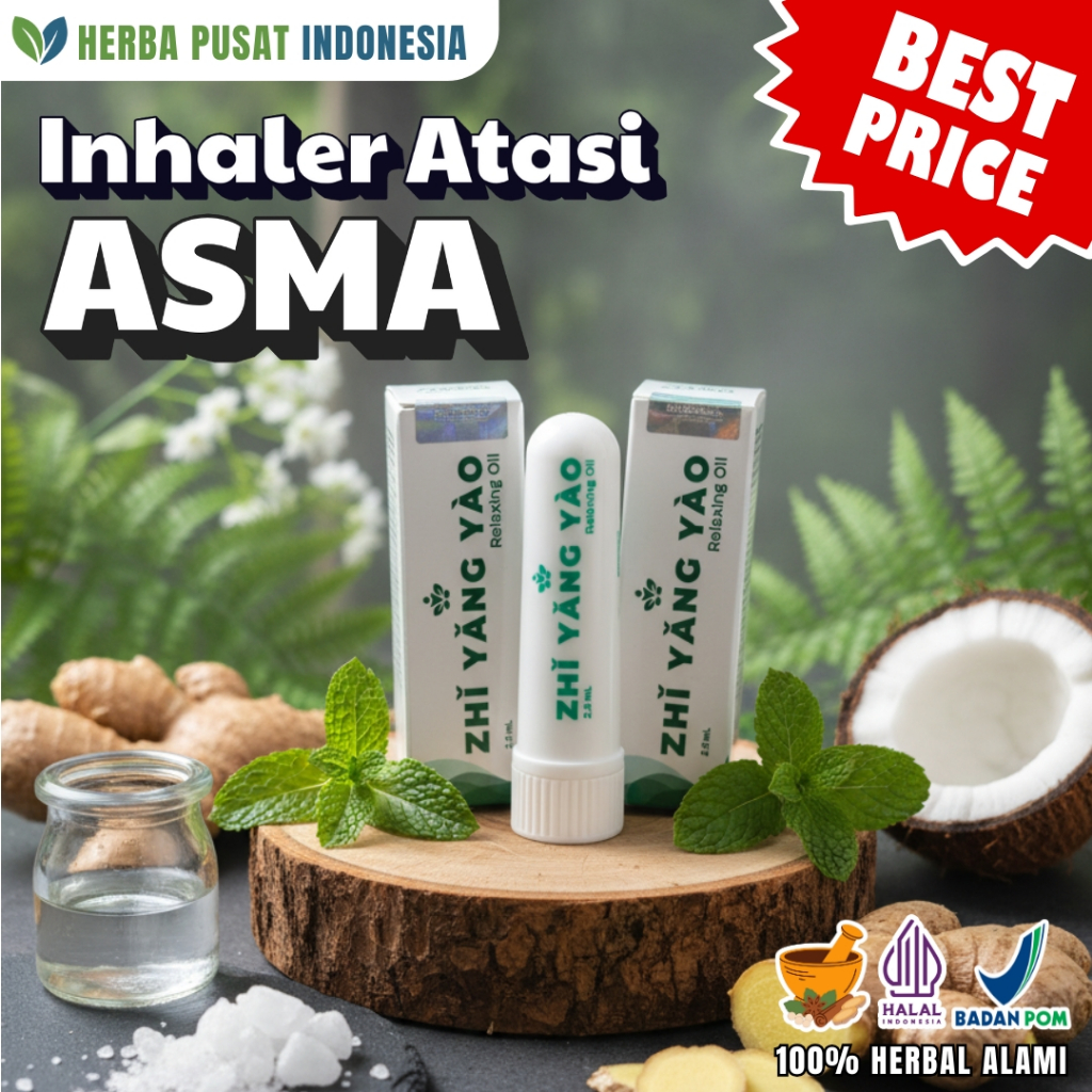 Jual Zhi Yang Yao - Inhaler Asma Aromaterapi Sesak Nafas Obat Asma BPOM ...