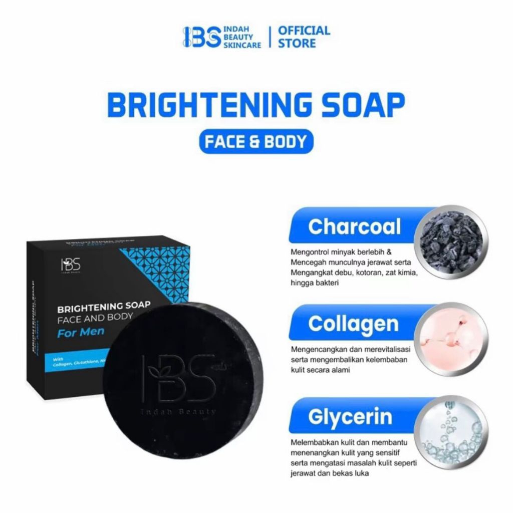 Jual IBS INDAH BEAUTY SKINCARE SABUN MUKA WAJAH LAKI LAKI PRIA ...