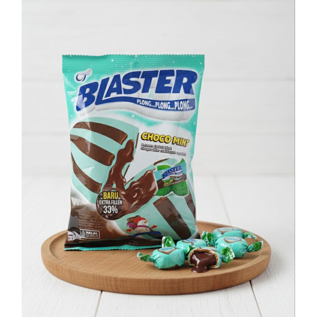Jual Permen Blaster Choco Mint 120gr | Shopee Indonesia