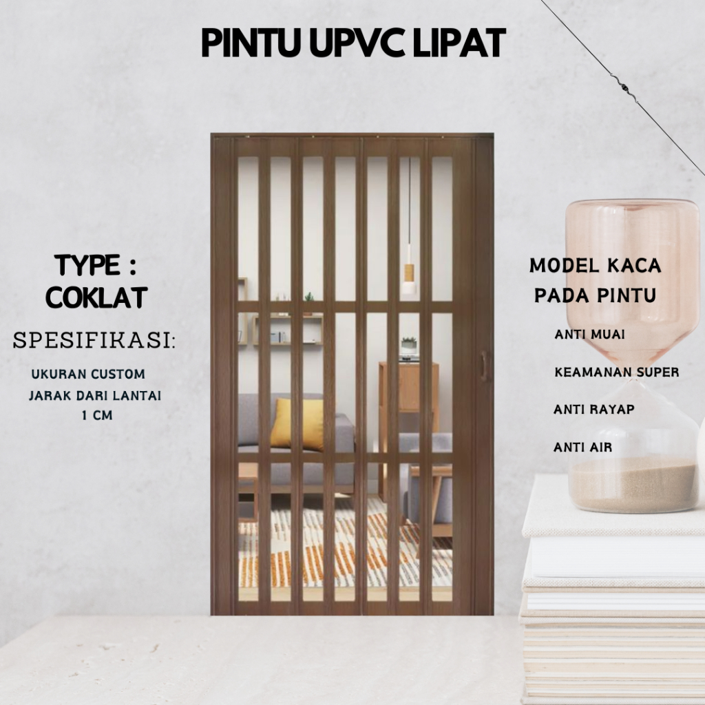 Jual Pintu CUSTOM, Pintu Lipat - Pintu PVC-Partisi Ruangan, Pintu Kamar ...
