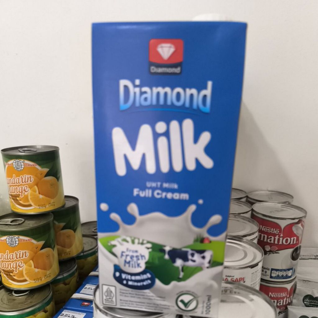 Jual Diamond UHT 1liter full cream | Shopee Indonesia