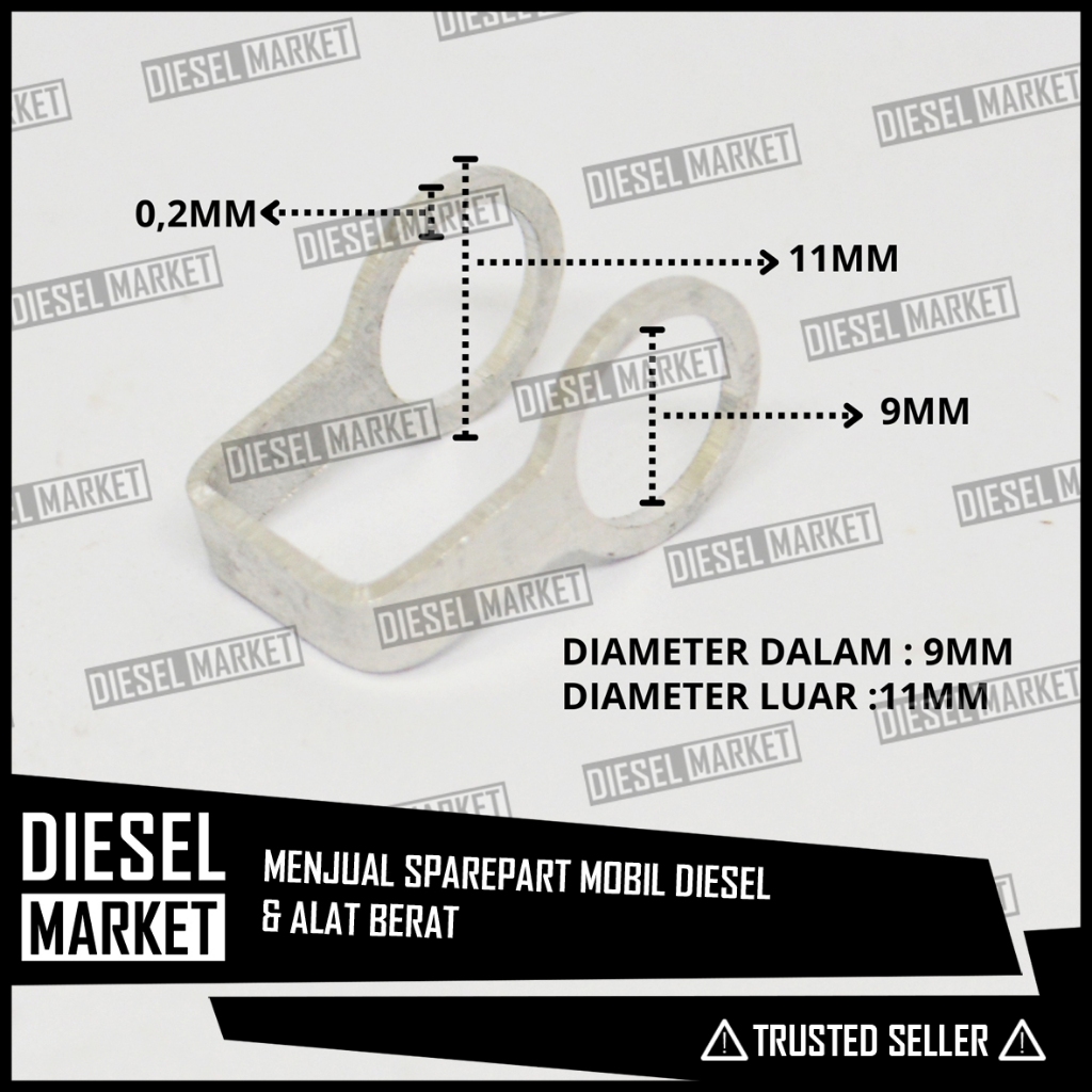 Jual Ring Kaca Mata Minyak Balik Injektor Hilux Innova Fortuner - Ring ...