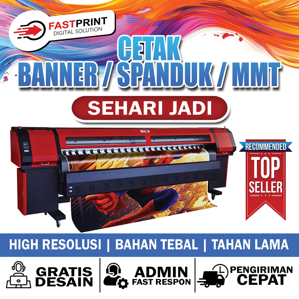 Jual CETAK SPANDUK / BANNER CUSTOM DESAIN GRATIS CEPAT SEHARI JADI ...