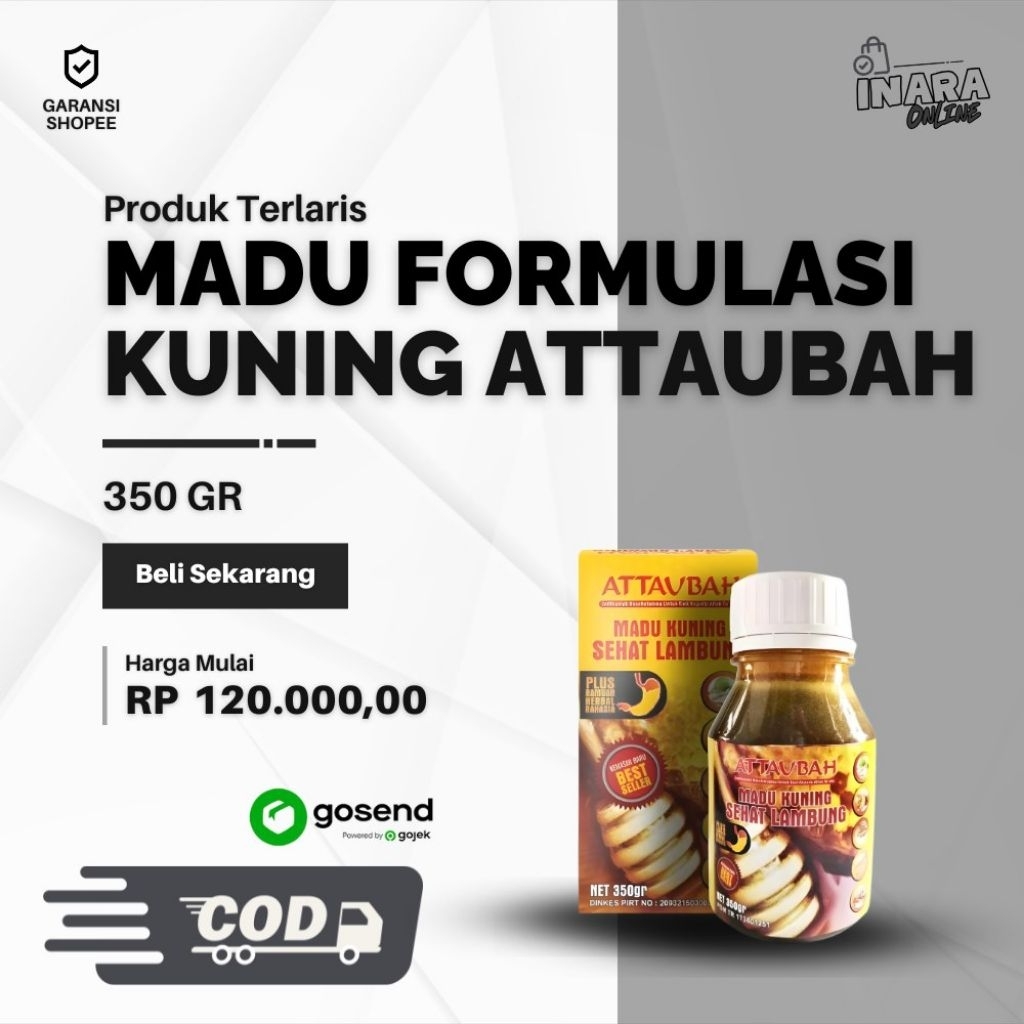 Jual Madu Formulasi untuk Penderita Lambung 350gr - Madu Kuning Sehat ...