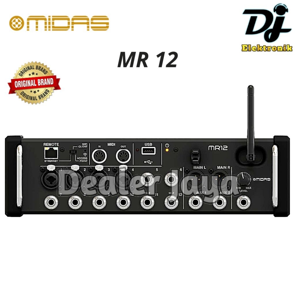 Jual Mixer Digital Midas MR 12 / MR12 - ORIGINAL | Shopee Indonesia