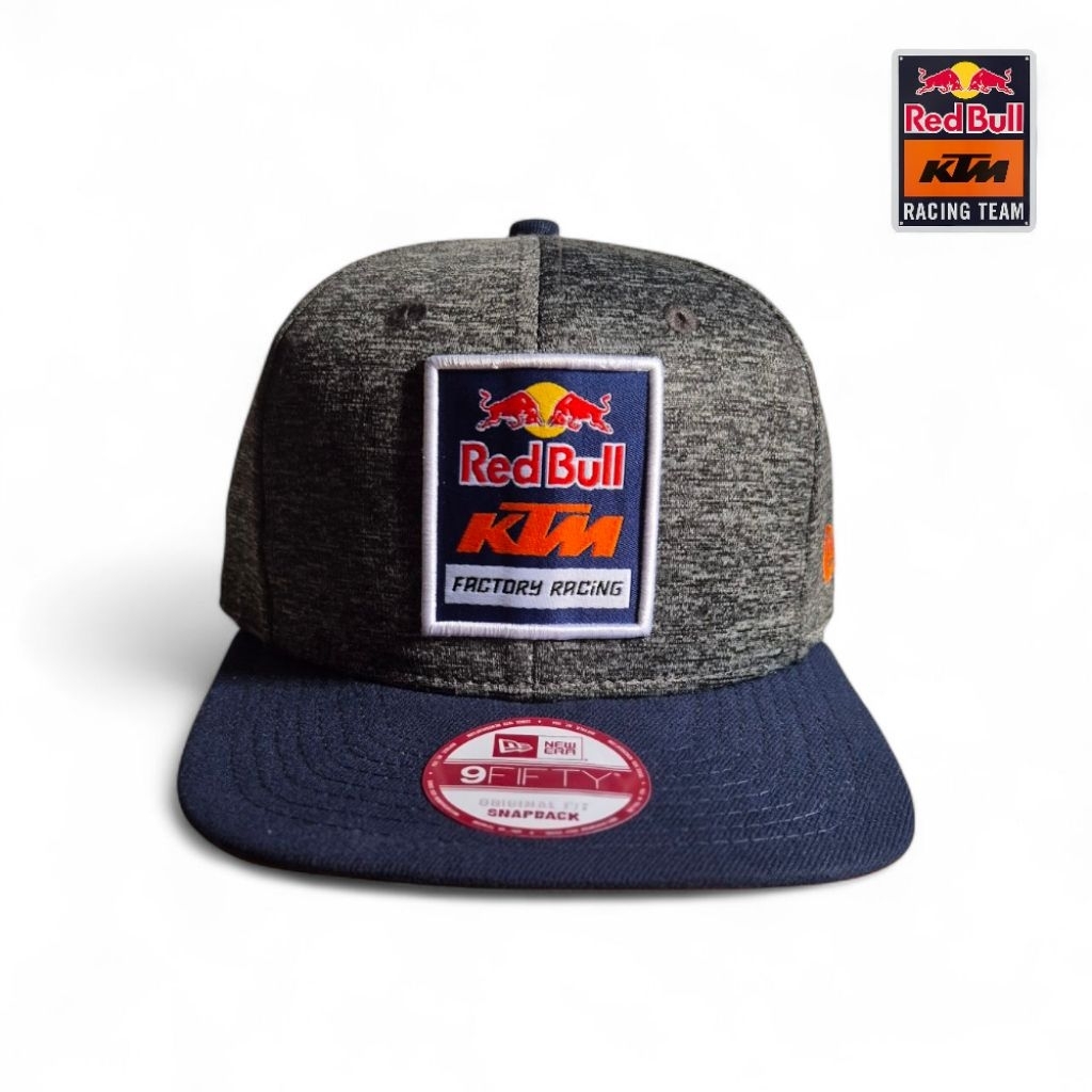 Jual snapback New Era x KTM racing RedBull 9Fifty OSFM | Shopee Indonesia
