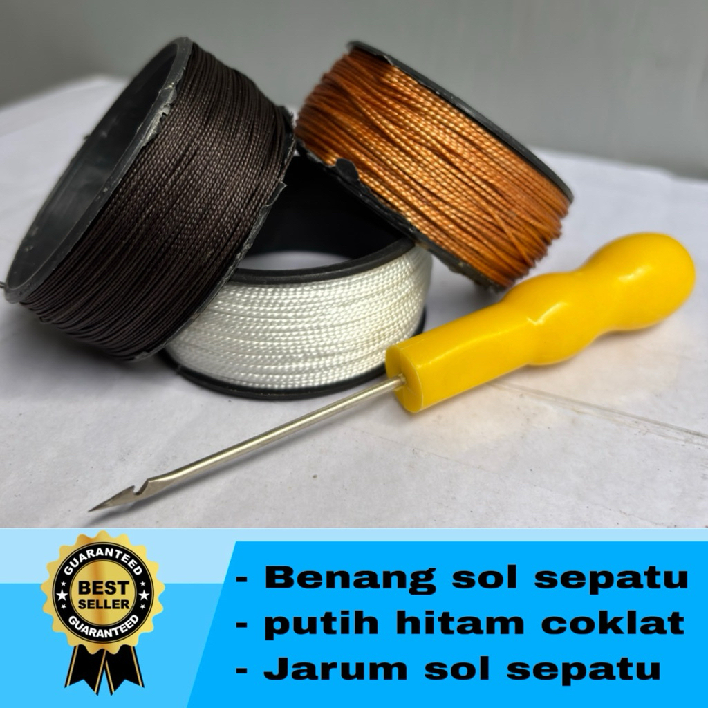 Jual jarum sol sepatu dan benang sol rol kecil | Shopee Indonesia