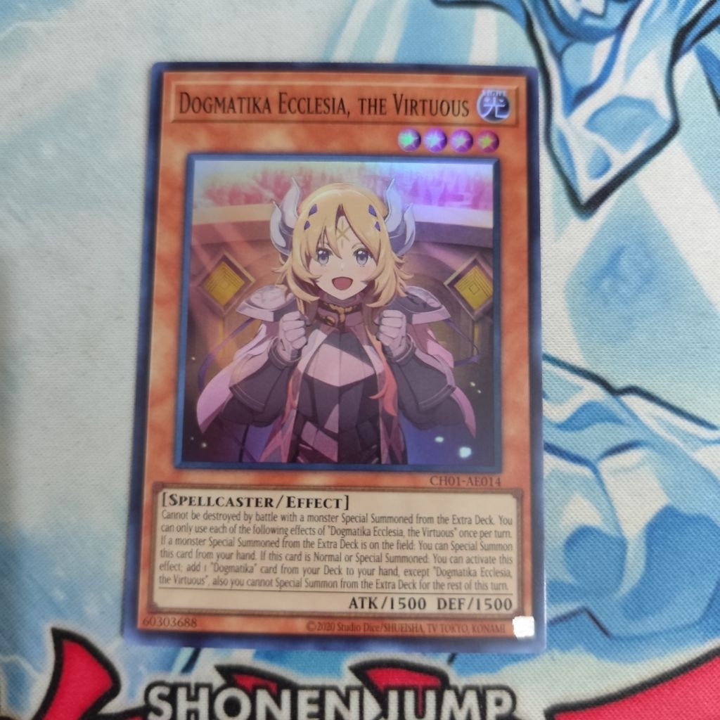 Jual Yugioh Ae Dogmatika Ecclesia The Virtuous Ch01 Ae014 Sr Original