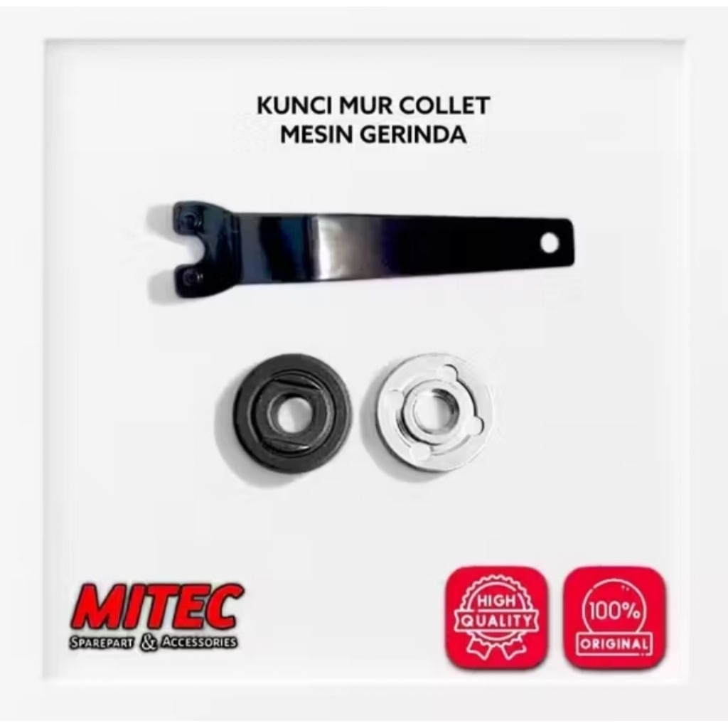 Jual Paket Kunci Dan Inner Outer Flange Collet Gerinda Tangan | Shopee ...