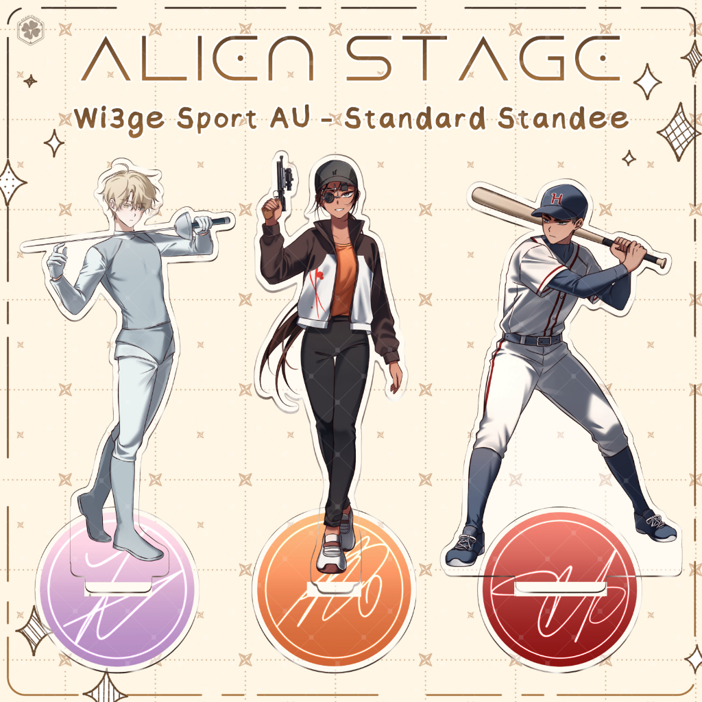 Jual Alien Stage Acrylic Standee - Sport AU Trio (Gen 49) - ALNST ...