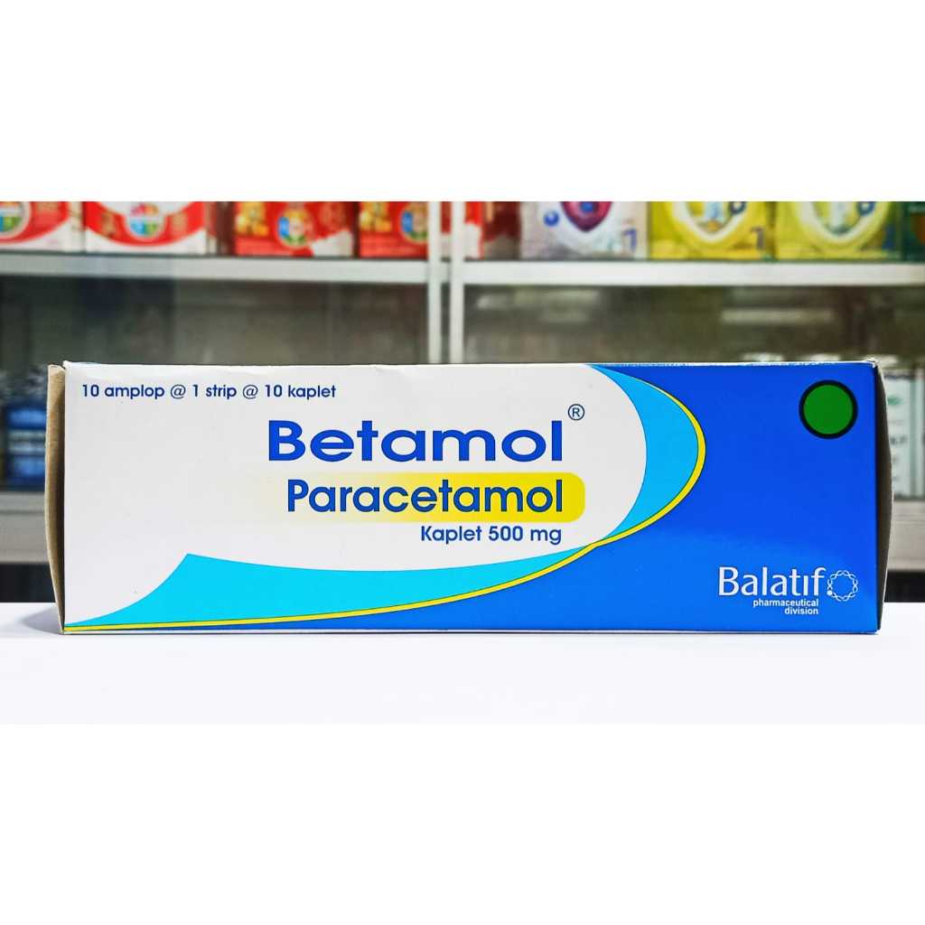 Jual BETAMOL PARACETAMOL 500MG (1 KOTAK ISI 100 KAPLET) - MEREDAKAN ...