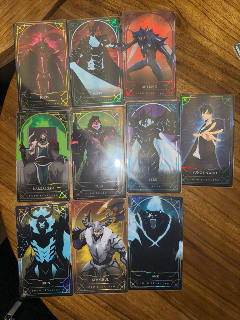 Jual SOLO LEVELING INDOMARET POINT CAFE COLLECTIBLE TAROT CARD SOLO ...