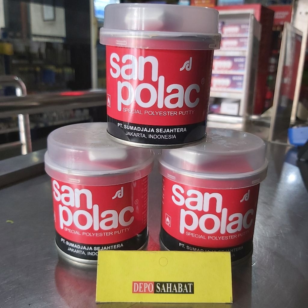 Jual Sanpolac Dempul 250 g + Hardener | Shopee Indonesia