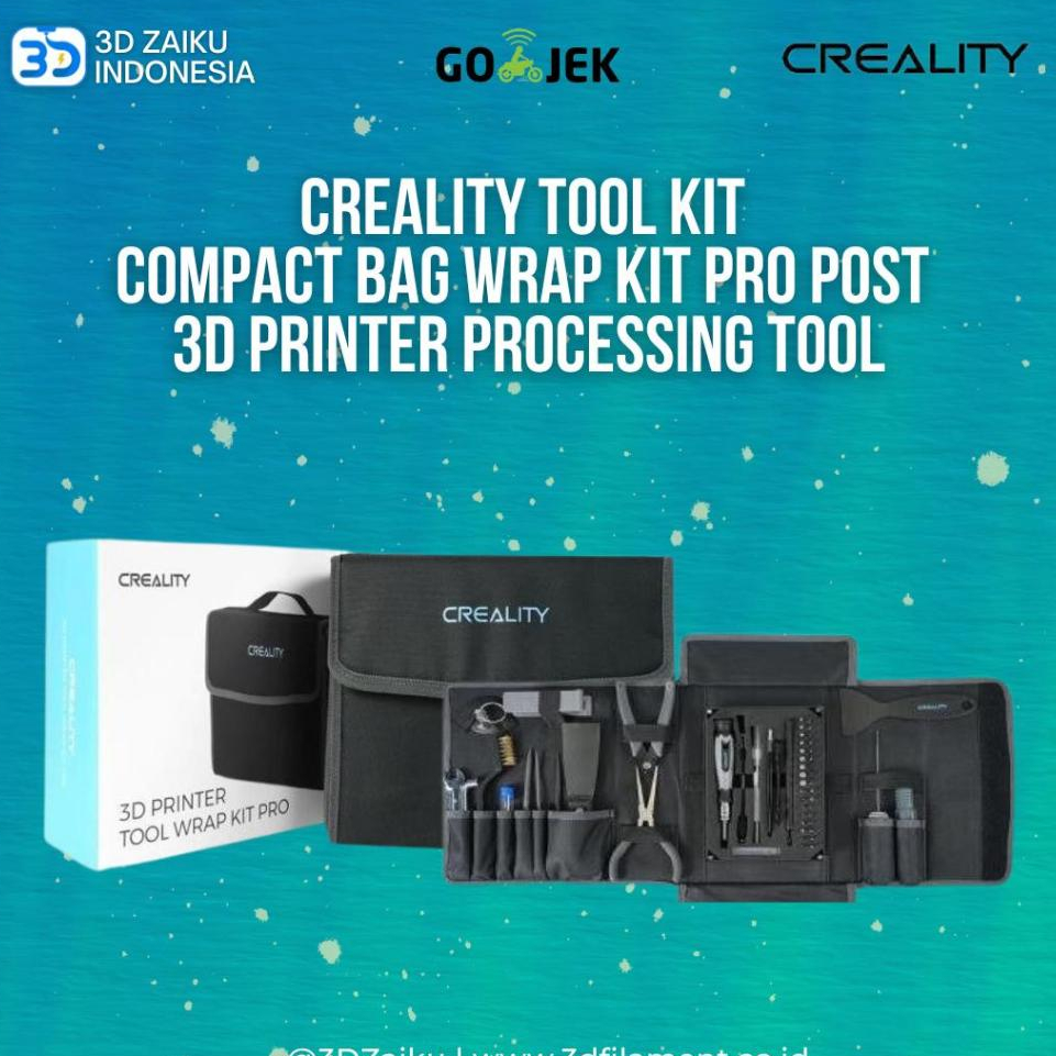 Jual Creality Tool Kit Compact Bag Wrap Kit Pro Post 3D Printer ...