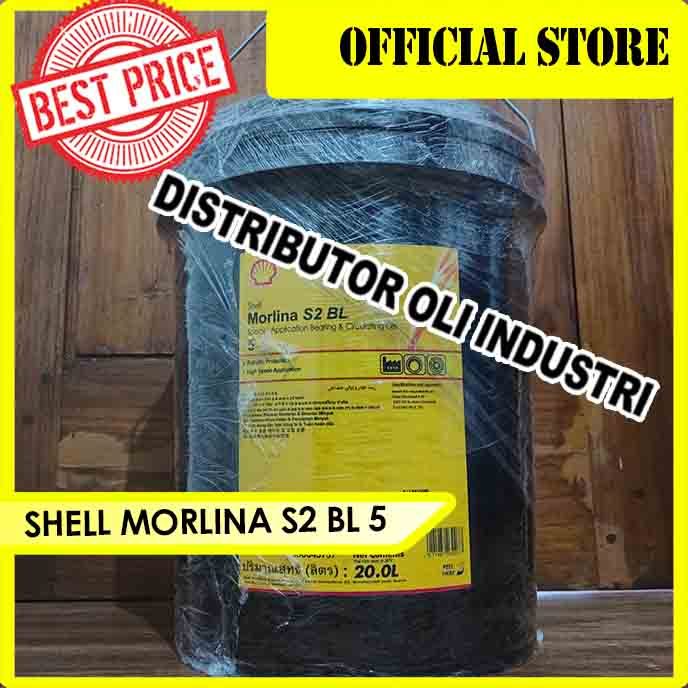 Jual Shell Morlina S2 BL 5 (Bearing & Circulating Oil - 20 Liter ...