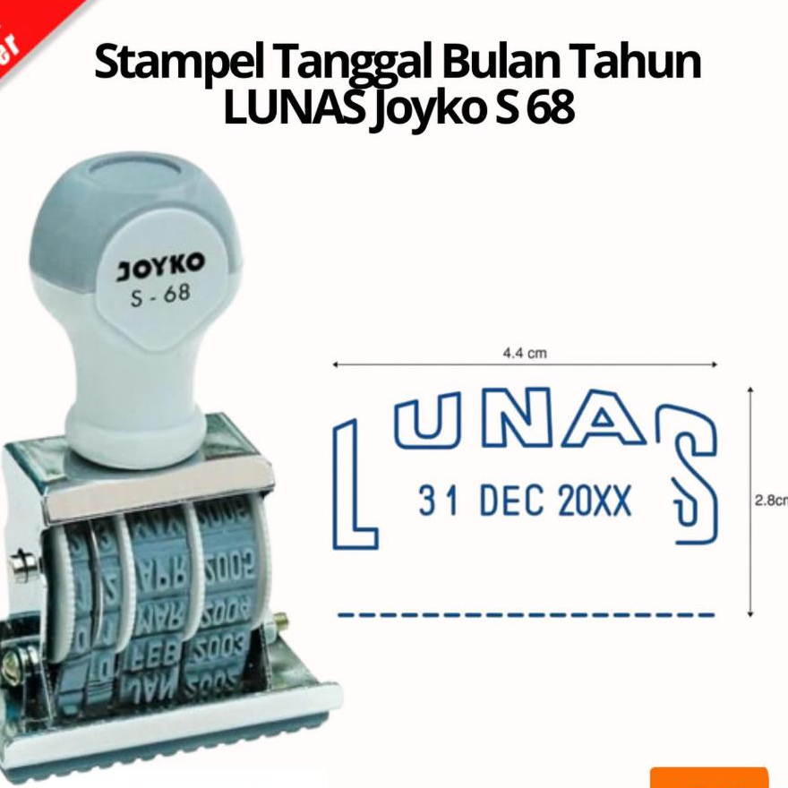 Jual Stempel S-68 Lunas JOYKO & Tanggal Date Stamp S-68 JOYKO | Shopee ...