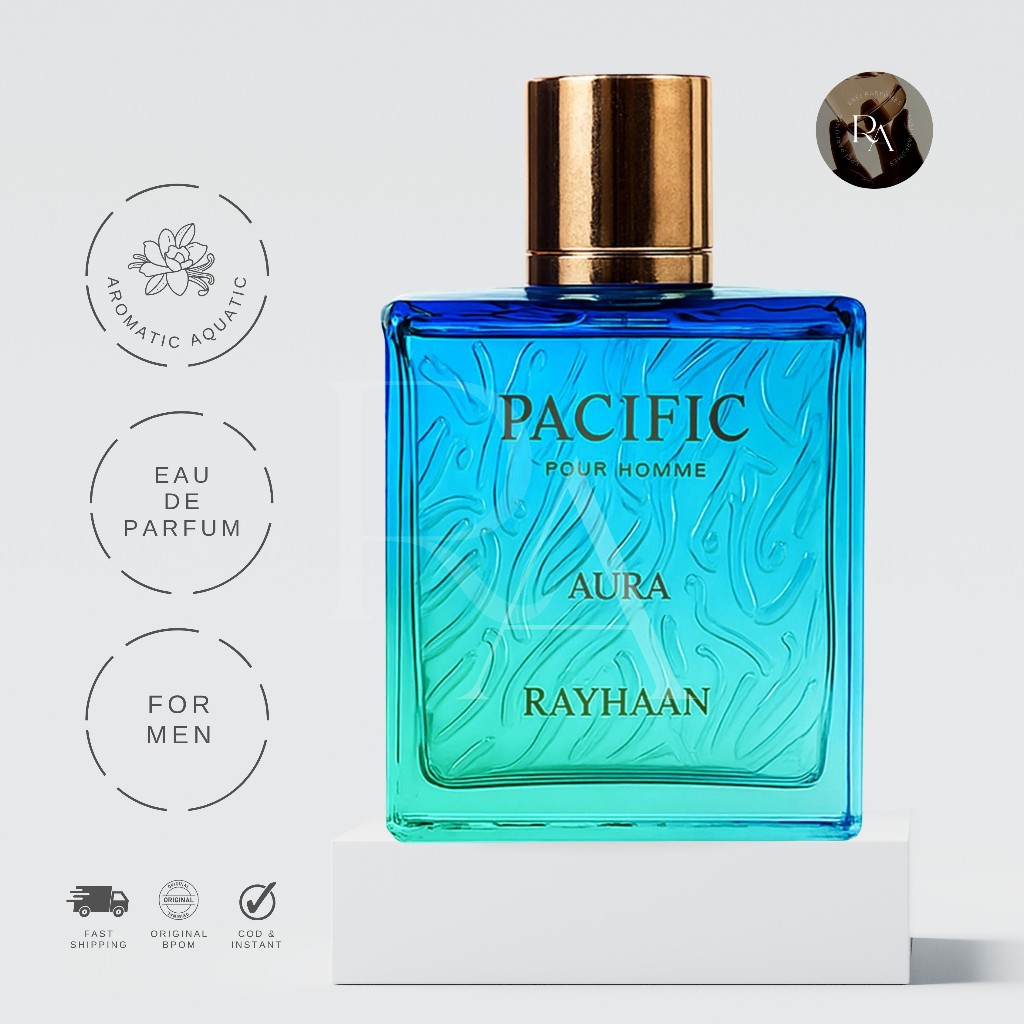 Jual Rayhaan Pacific Aura for Unisex - 100 ML | Shopee Indonesia