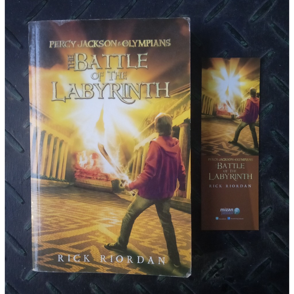 Jual Novel Percy Jackson & Olympians. The Battle of Labyrinth - Rick ...