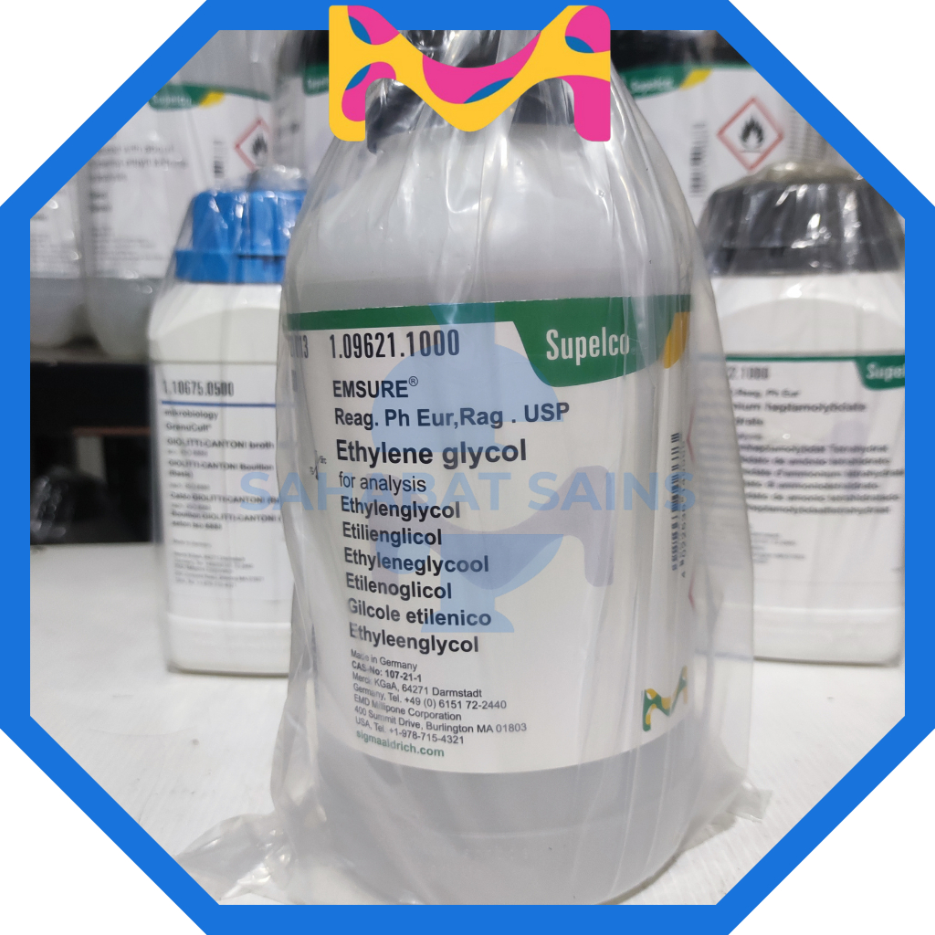 Jual Ethylene Glycol 1 Liter 109621 / Etilena Glikol Pro Analis ...