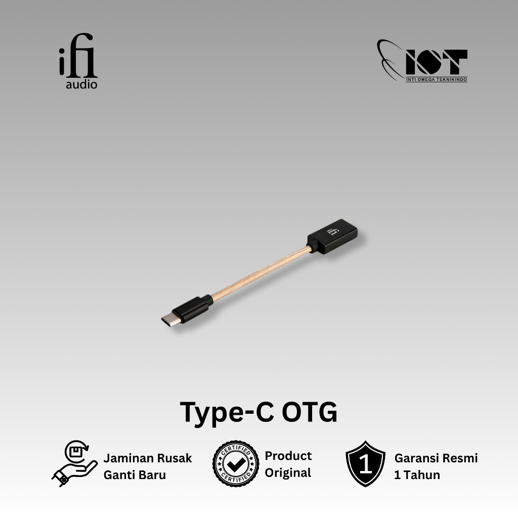 Jual iFi Type C On The Go / OTG Cable / Adapter | Shopee Indonesia