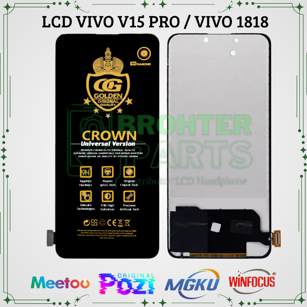 Jual LCD VIVO V15 PRO / VIVO 1818 TOUCHSCREEN FULLSET COMPLETE ORIGINAL ...